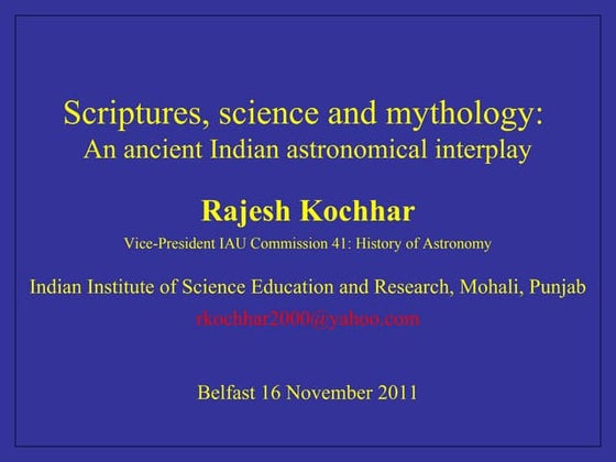 Astronomy in india | PPTX