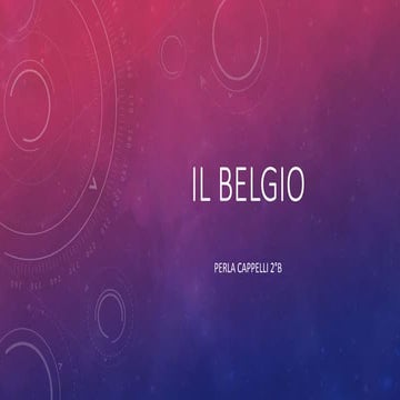 Belgio - Cappelli | PPTX