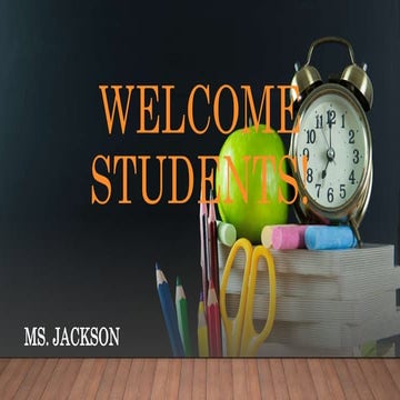 1st day of 2nd grade | PPTX