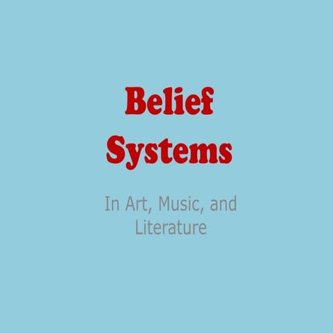 Belief Systems | PPT