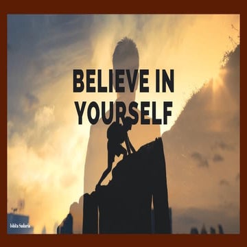 Believe in yourself | PDF