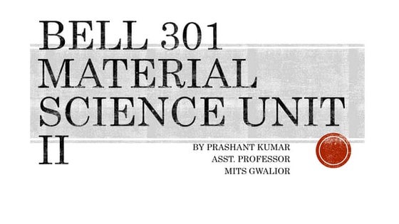 Crystallographic planes and directions | PPT