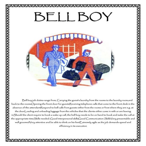 Bell boy | DOCX