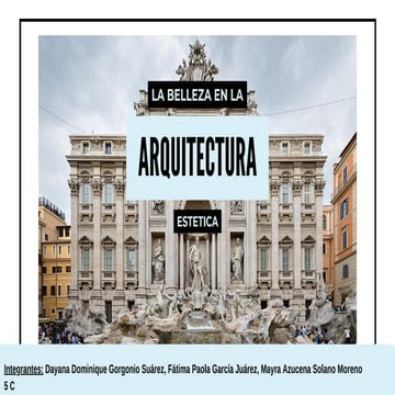 Belleza en la arquitectura, se adentra en lo exterior e interior | PDF