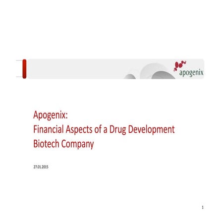 BELL: Thomas Höger, Apogenix, Finances | PDF