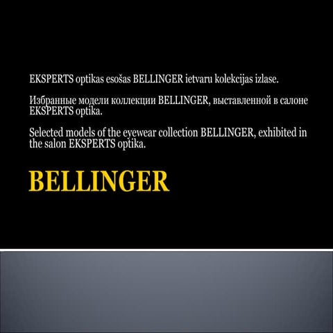 Bellinger | PPT