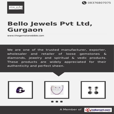 Bello jewels-pvt-ltd-gurgaon | PDF
