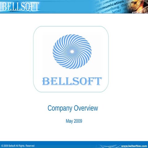 Bellsoft May 2009 | PPT