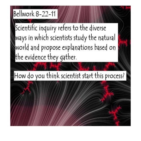 Bellwork for wiki 8 22-8-26 | PPT