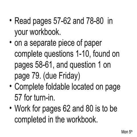 Bellwork Week 3 | PPT