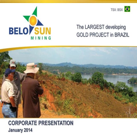 Belo Sun Presentation January 2014 | PPT