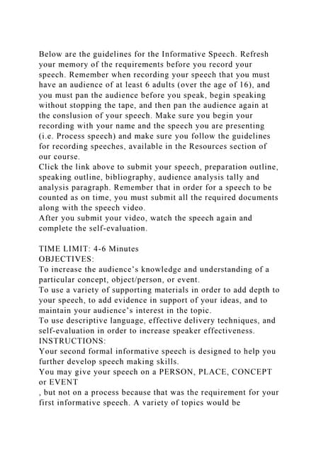 Persuasive Preparation Outline (20pts) & Speech Delivery (.docx