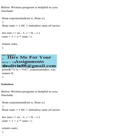 Below Written program is helpful to you#include stdio.h floa.pdf