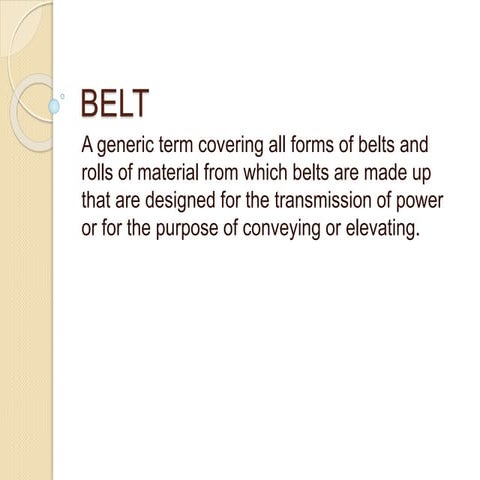 Belt | PPTX