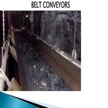 Design of Belt conveyor system | PPTX