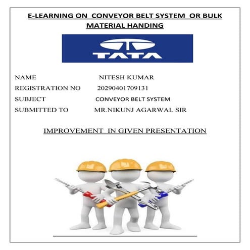Belt conveyor example calculation | PDF