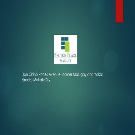 Belton Place Makati Condo - For tripping contact @ +63 915 332 3193 ...