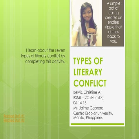 Conflict in literature | PPTX