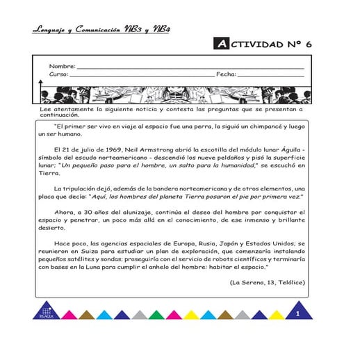 COMPRENSIÓN DE LECTURA | PDF
