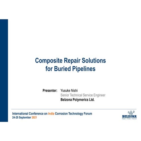 Belzona Presentation by NICCO | PDF