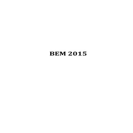 Bem* 2015 | PDF
