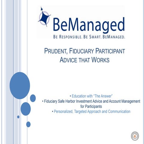 BeManaged Overview | PPT