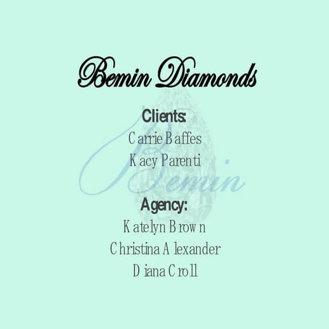 Bemin Diamonds & Co. | PPT