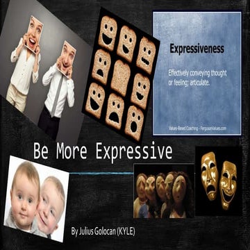 Be more expressive | PPT