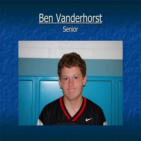 Ben Vanderhorst | PPT