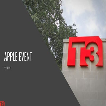 September 2018 Apple Event | PDF