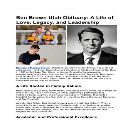 Ben Brown Utah Obituary_ A Life of Love, Legacy, and Leadership.docx
