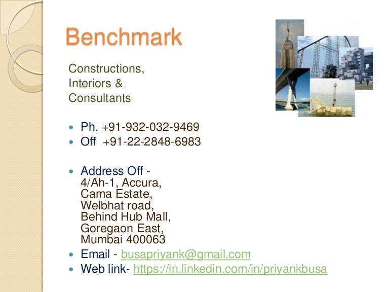 Benchmark - Construction, Interiors & Consultants