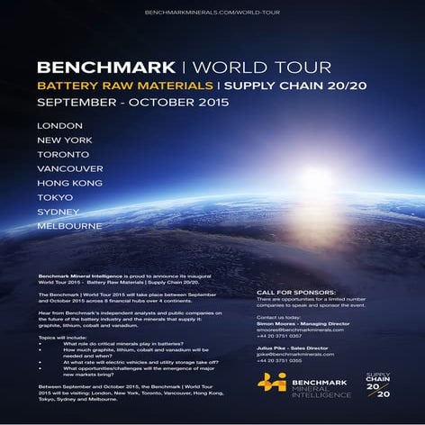 Benchmark World Tour 2015 | PDF