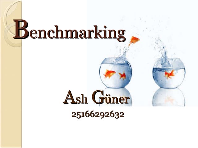 Benchmarking In Total Quality Management | PPTX