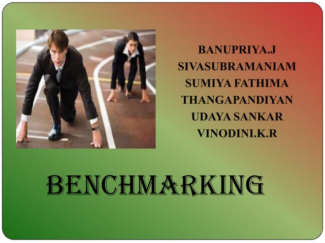 Benchmarking In Total Quality Management | PPTX