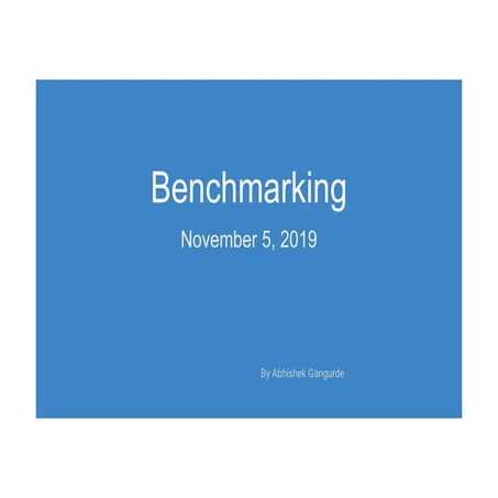 Benchmarking While purchasing vehicle | PDF