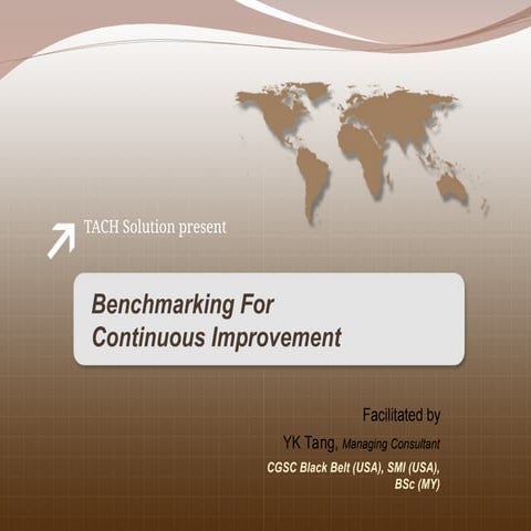 generic Benchmarking for Continuous improvement | PPT
