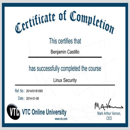 Ben c vtc_linux_security | PDF | Information and Network Security | Computing