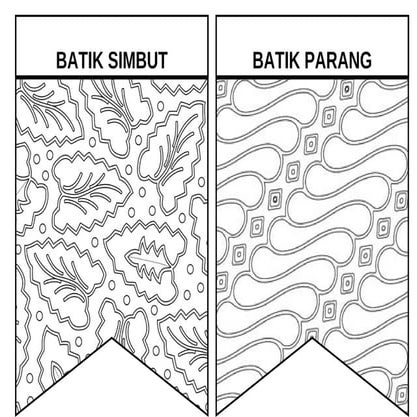 bendera hias motif batik untuk hiasan kelas | PDF