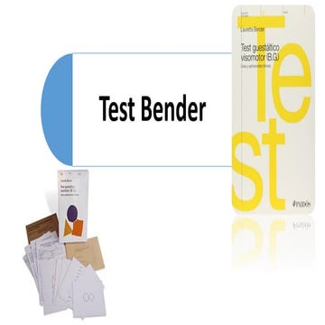Test de bender para ninos bender koppitz | PDF