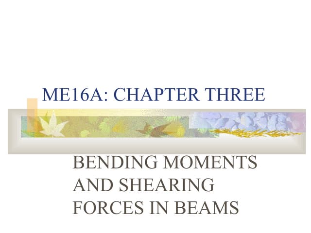 Shear Force And Bending Moment Diagram For Frames | PPT