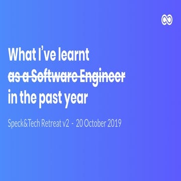 What I've learnt as a Software Engineer in the past year at Bending ...