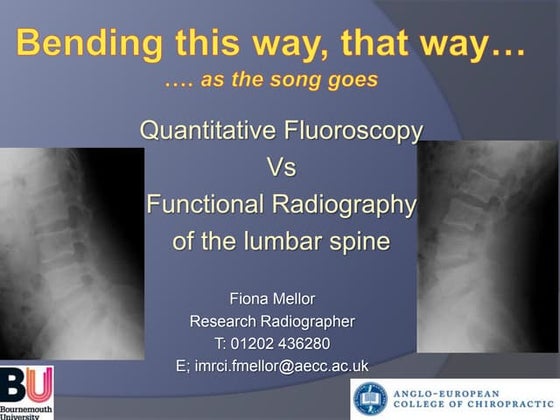 Case study musculoskeletal techniques and studies with the altaire high ...