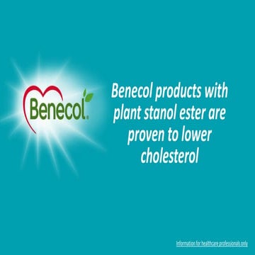 Cholesterol lowering with plant stanol ester containing Benecol foods ...