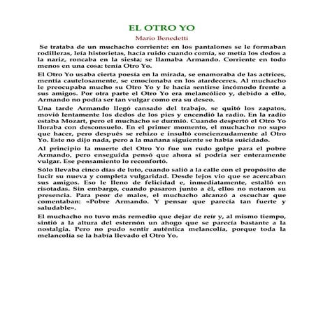 El otro yo | PDF
