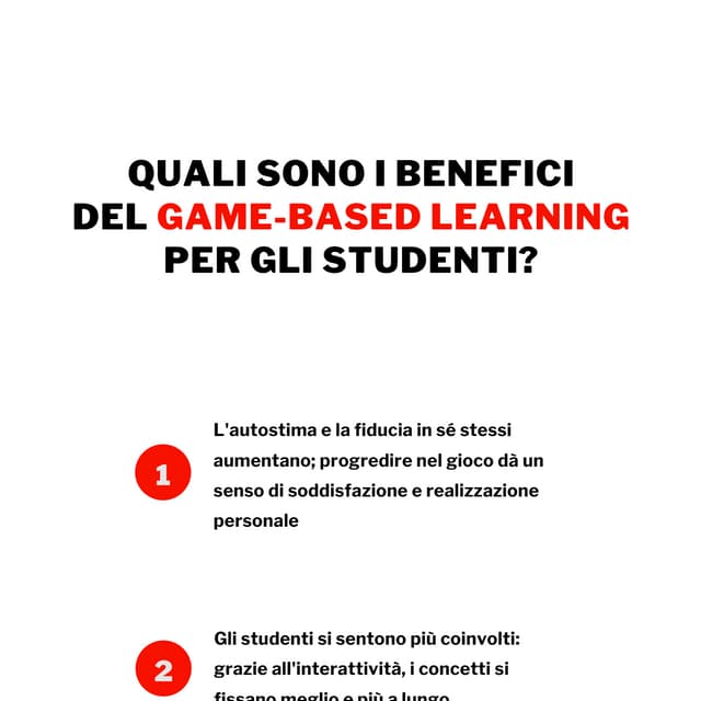 Benefici del Game-Based Learning per gli studenti | PDF | Educational Video Games | Video Game ...