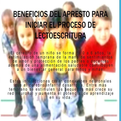 Beneficios del apresto para iniciar el proceso de | PPTX