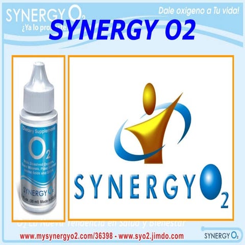 BENEFICIOS DE SYNERGYO2 (OXIGENO LIQUIDO) | PDF