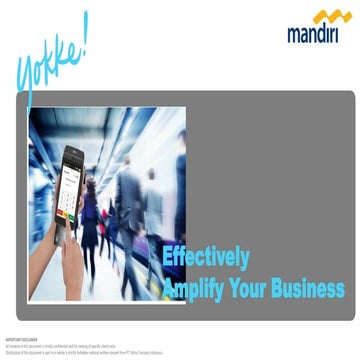 Benefit EDC Android edc effectively amplify your business | PPT