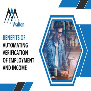 Benefit of automating verification of employment and income | PDF